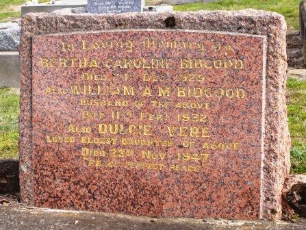 BIDGOOD, Bertha Caroline ...... Text